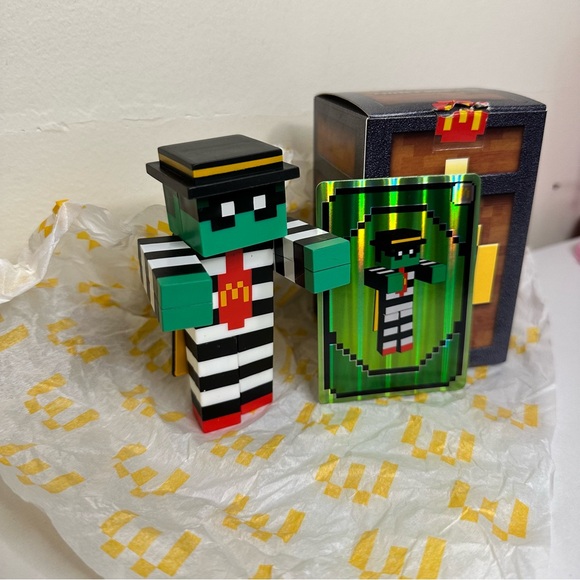 Toys | Mcdonalds Minecraft Movie Zombie Hamburglar Figure Happy Meal ...